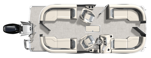 Aria Pontoon Boat Floorplans | Barletta Pontoon Boats
