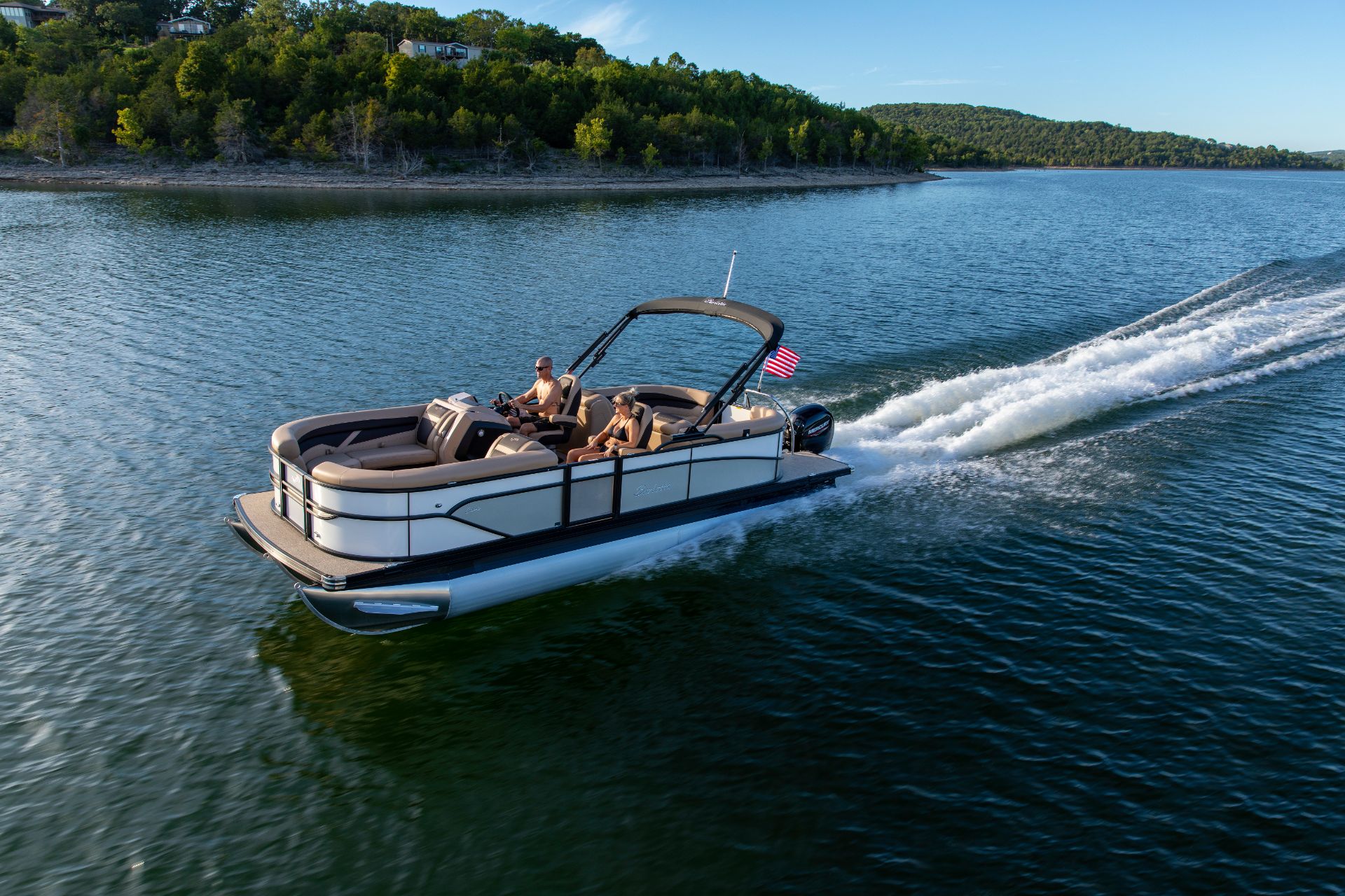 Cabrio Quad Lounge Floorplans & Specs | Barletta Pontoon Boats